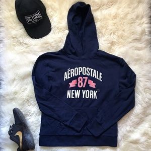 Aeropostale | Sweaters | Aeropostale Navy Blue Hoodie | Poshmark